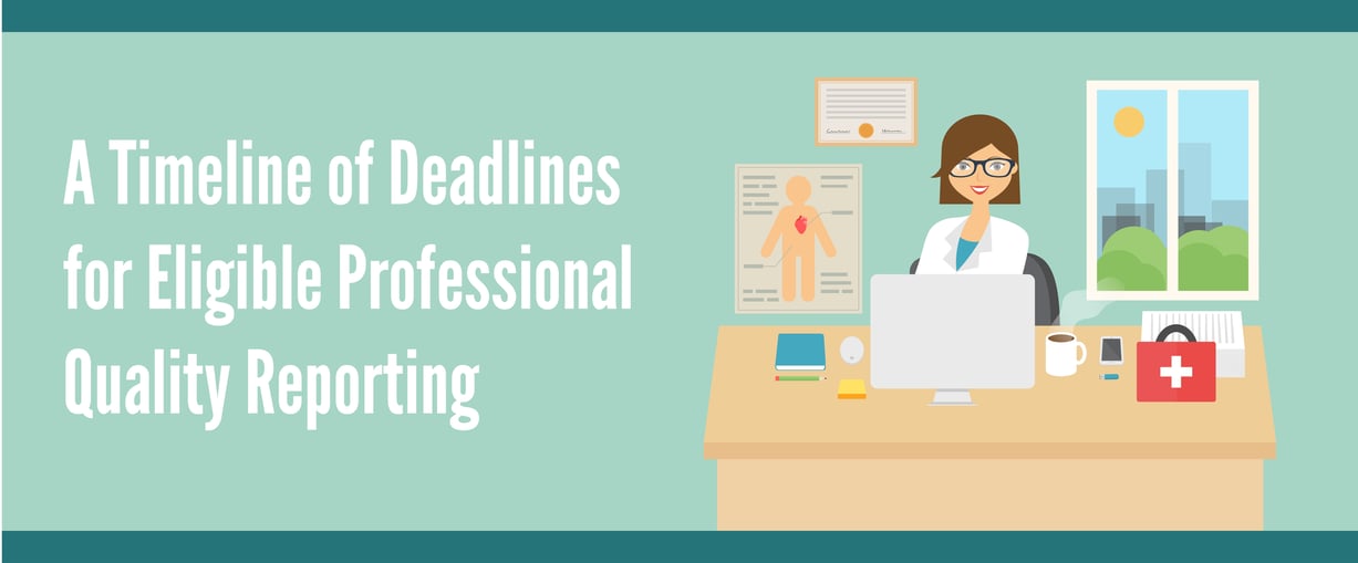 INFOGRAPHIC: Deadlines for Eligible Professional Quality Reporting Timeline